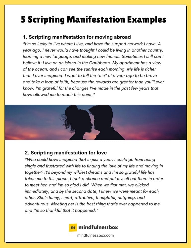 5 Scripting Manifestation Examples (How To Write A Manifestation Journal)