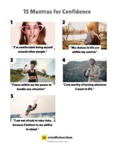 15 Mantras For Confidence & Self Esteem (+ PDF)